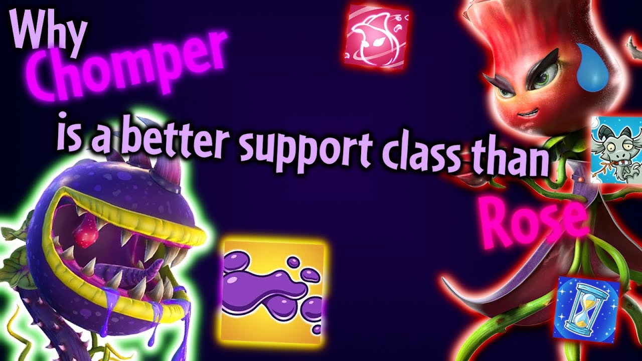 Why Chomper is a better support class than rose in GW2 - YouTube
