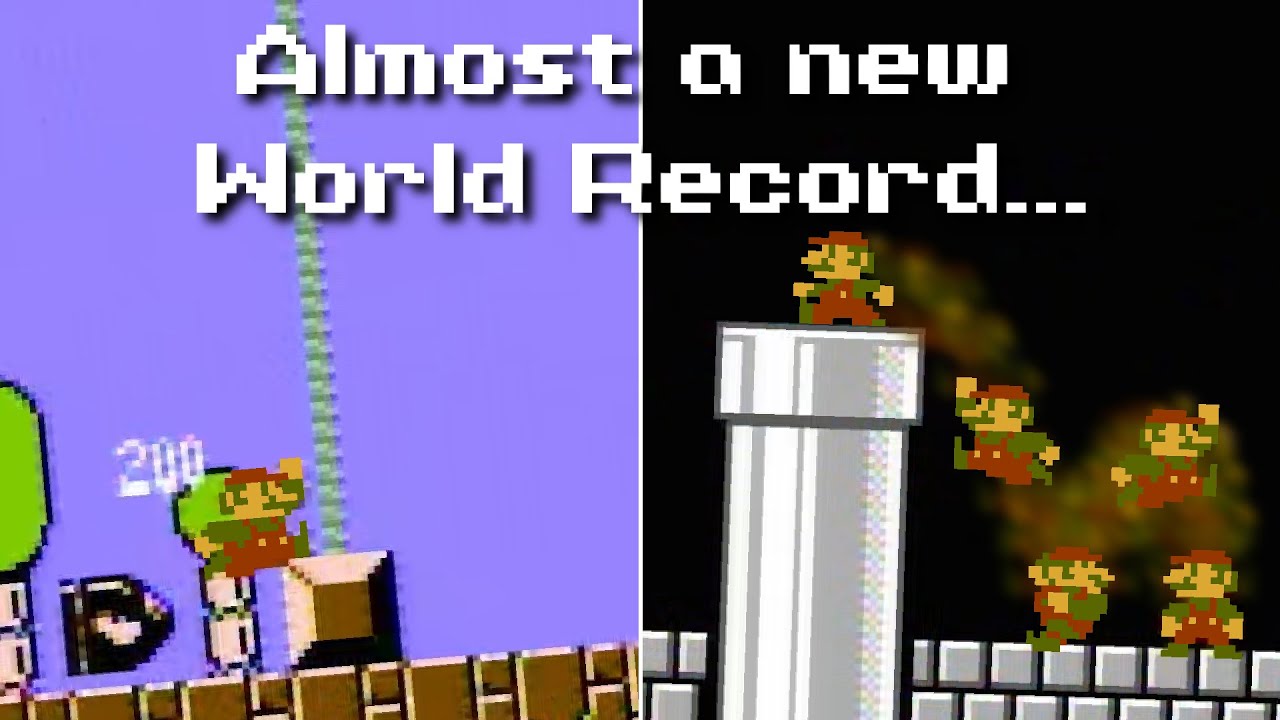 I ALMOST got a new WORLD RECORD in Super Mario Bros.... - YouTube