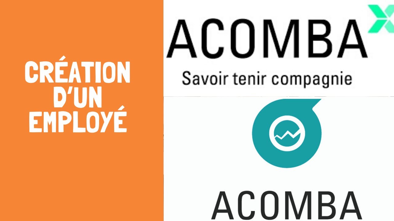 Acomba Version 11: Création d'une fiche d’un employé - YouTube