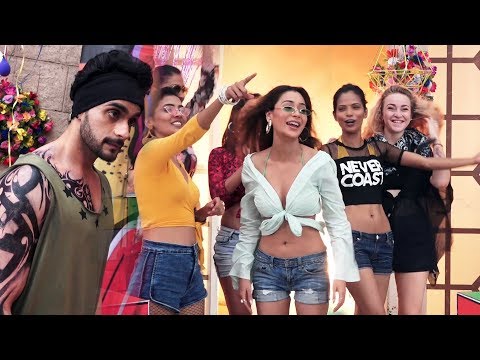 Sara Khan New Song Tattoo Boy On Location Shoot | Full Video | Star Cast Interview