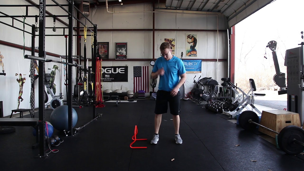 Rotational Hurdle Hop - YouTube