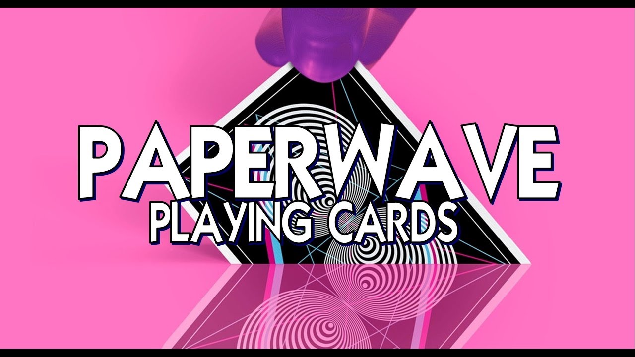 Deck Review - Paperwave Playing Cards by Lorenzo Cobo - YouTube