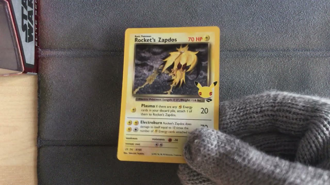 Rocket's Zapdos 15/132 - Pokemon Celebrations - YouTube