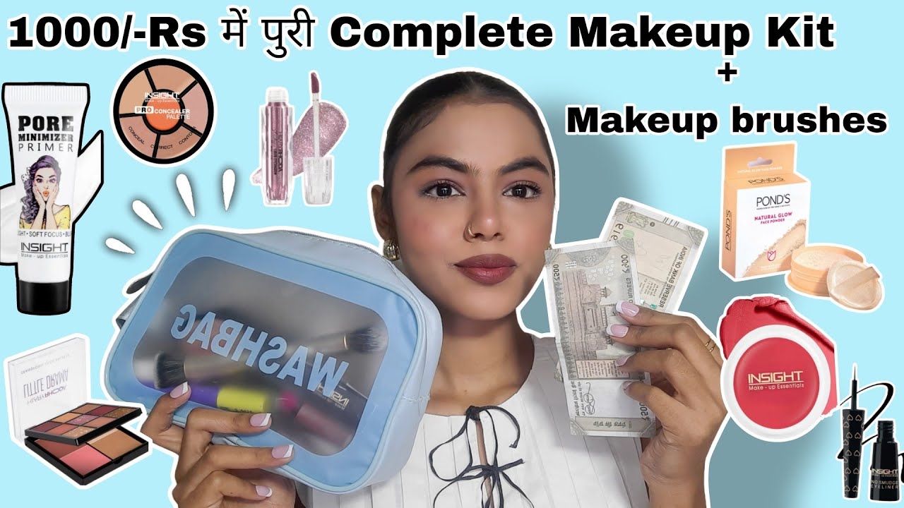Complete Full Face Makeup Kit At 1000/-Rs With Makeup Brushes / Budget ...