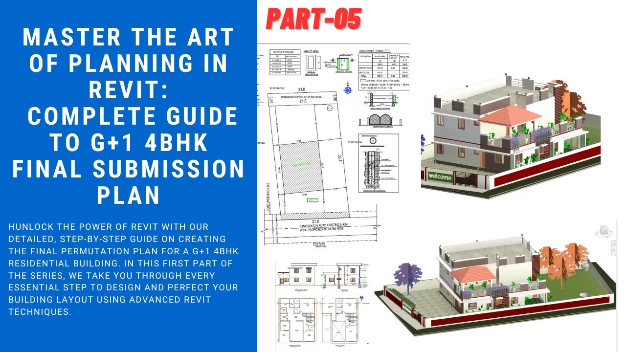 Master the Art of Planning in Revit: Complete Guide to G+1 4BHK Final ...