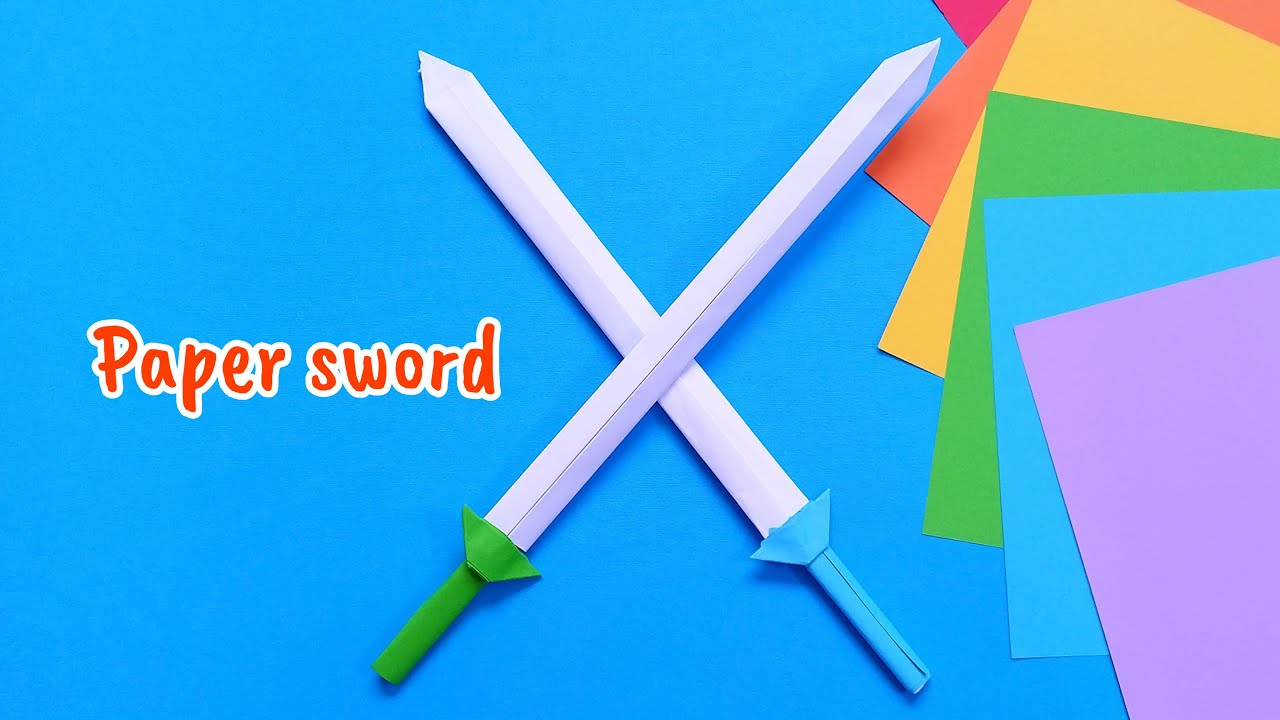 Easy Paper Sword How To Make A Paper Sword Easy Paper Craft Ideas easy-paper-sword-how-to-make-a-paper-sword-easy-paper-craft-ideas