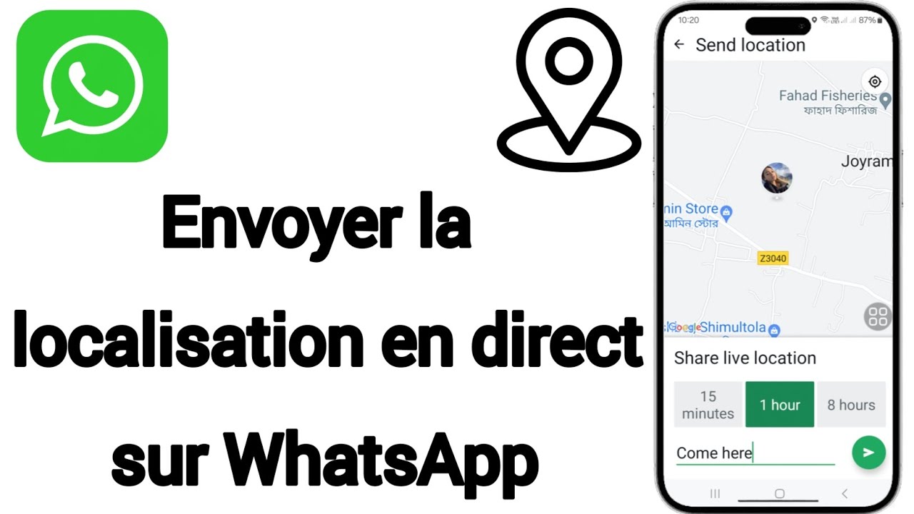 Comment partager la localisation en direct sur WhatsApp (2025) - YouTube