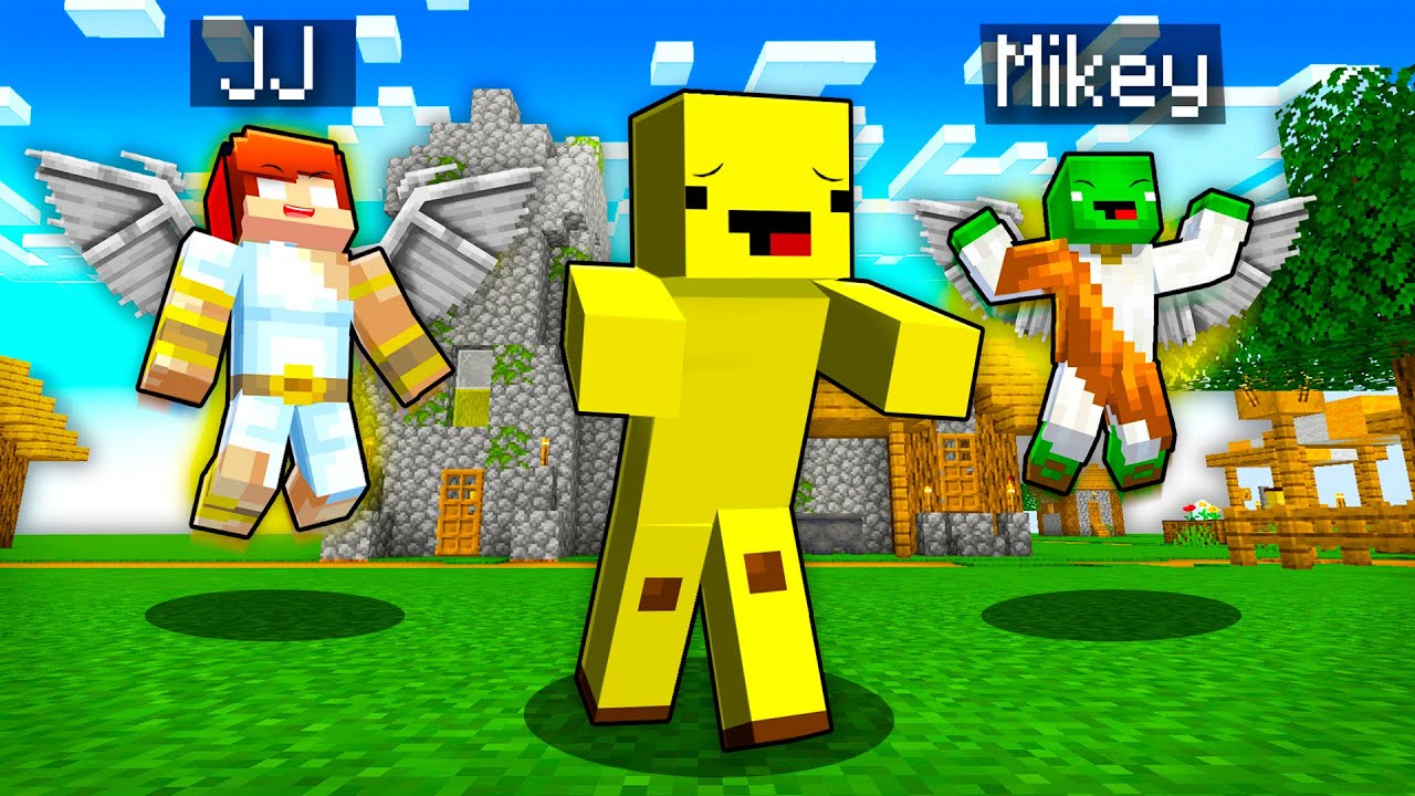 How Mikey & JJ Became ANGELS Life Cycle - Maizen Minecraft Animation ...