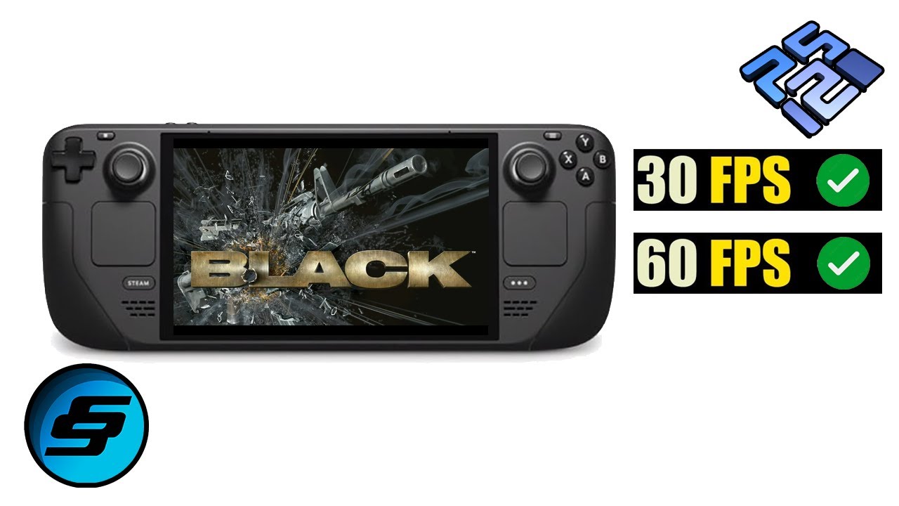 Steam Deck PCSX2 Gameplay - Black | SteamOS | PlayStation 2 Steam Deck ...