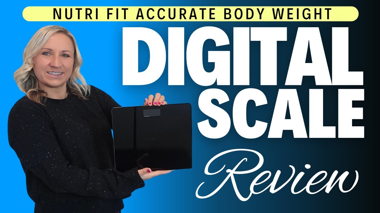 NUTRI FIT Digital Body Weight Scale Review - YouTube