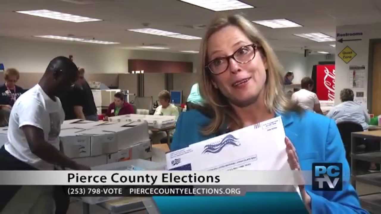 Pierce County Elections prepares military & overseas ballots - YouTube