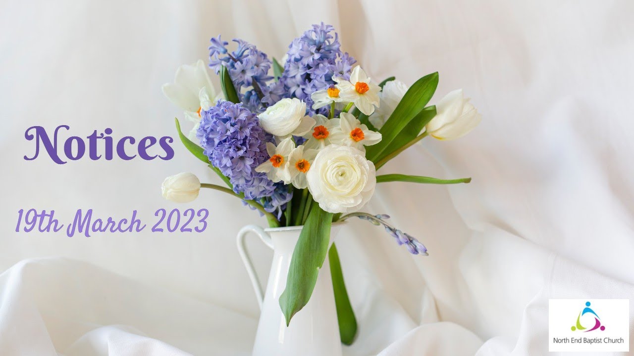 Notices 19th March 23 - YouTube