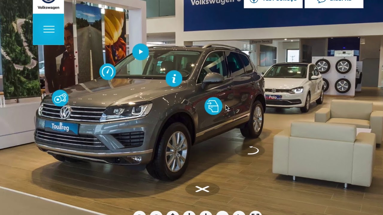 VOLKSWAGEN // 360° Showroom (360° Prodüksiyon) - 2016 - YouTube