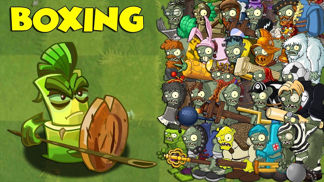 PvZ 2 BAMBOO SPARTAN Plant Attack All Gargantuar Fight! - Plants vs ...