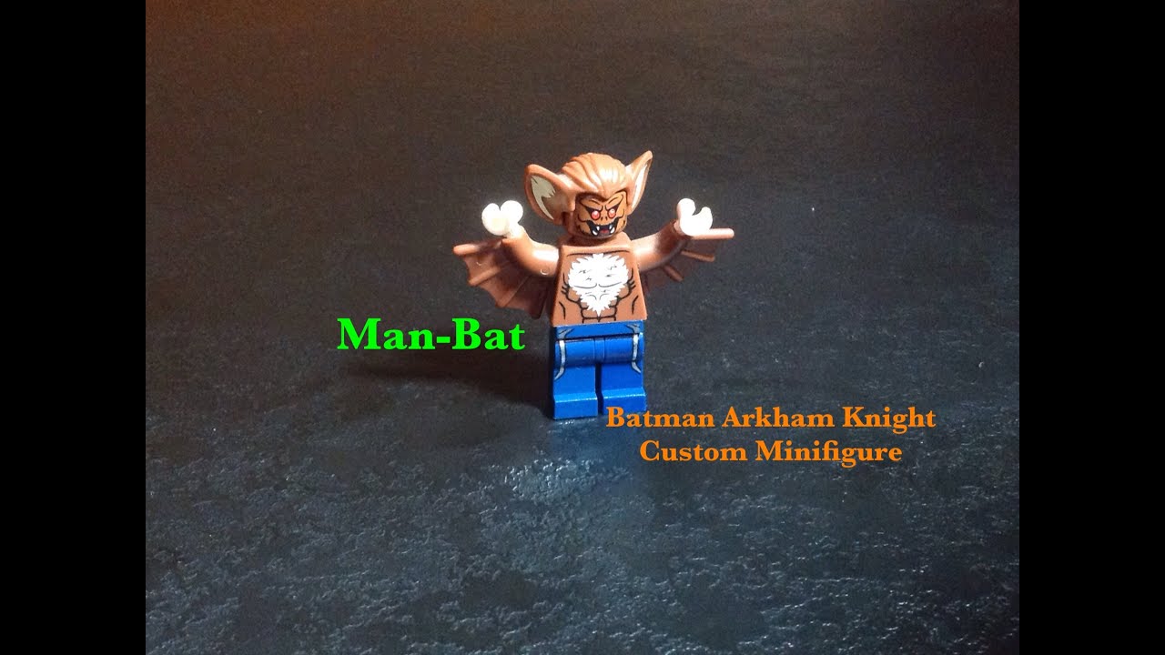 Lego Man-Bat Batman Arkham Knight Custom Minifigure - YouTube