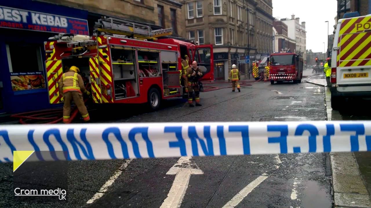 Fire Rips Though Newcastle Shop Kard Bar - YouTube