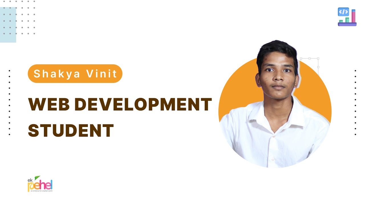 Veenit Shakya's Web Development Odyssey | Ek Pehel Testimonial - YouTube