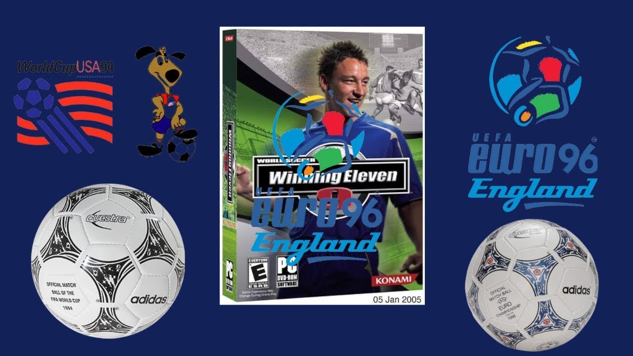 Winning Eleven 9 World Cup 94 - EURO 96 Patch Kits Showcase - YouTube