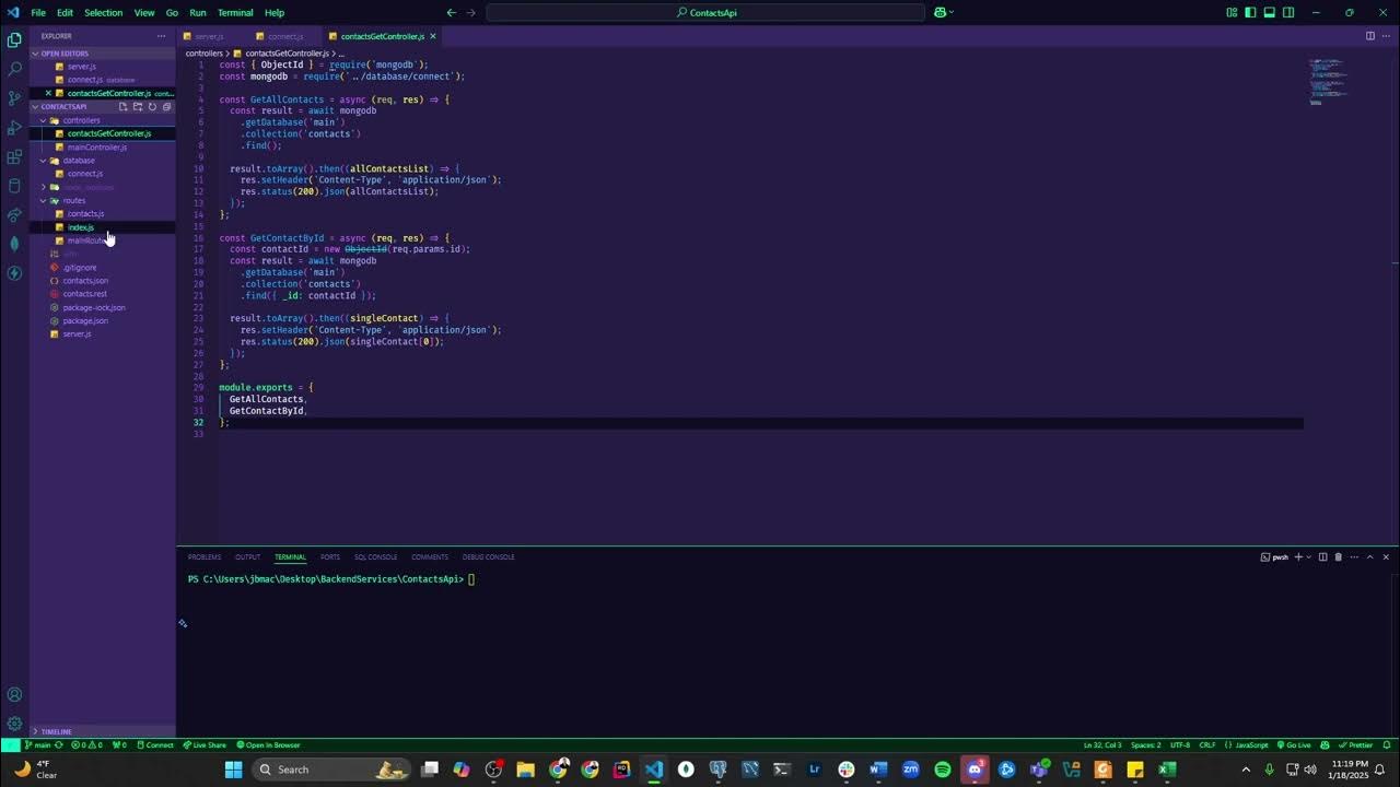 Get Data from Database with Node.js - YouTube