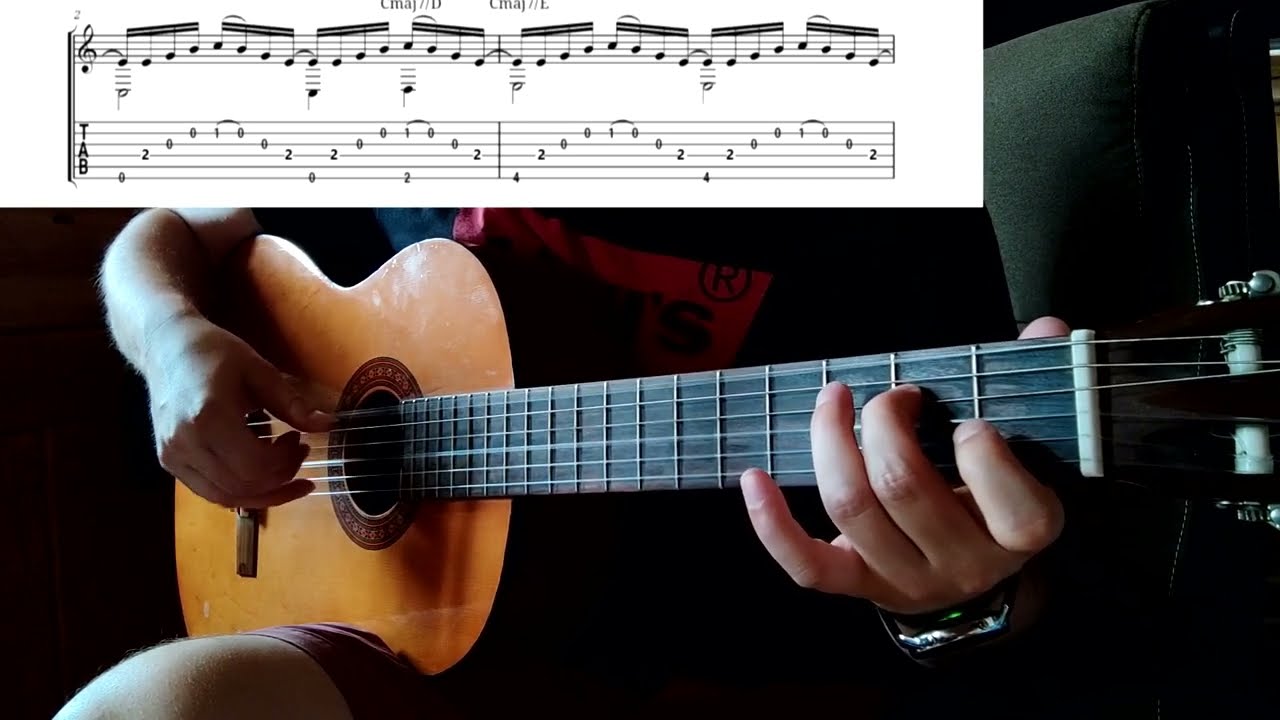 Stranger Things - Main Theme (Classical Guitar Version) + Lesson + TAB ...