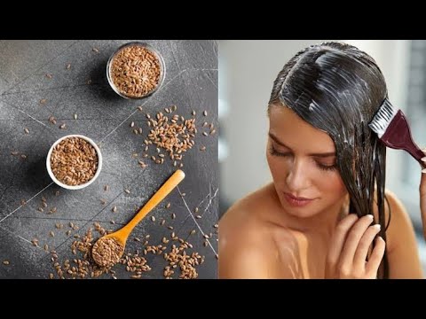 HOW TO APPLY FLAXSEED HAIR MASK|| FLAXSEED HAIR MASK FOR HAIR GROWTH ...