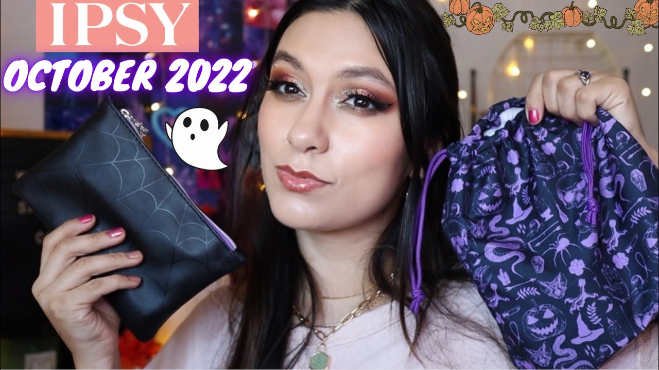IPSY OCTOBER 2022 GLAM BAG & GLAM BAG PLUS PR UNBOXING - YouTube