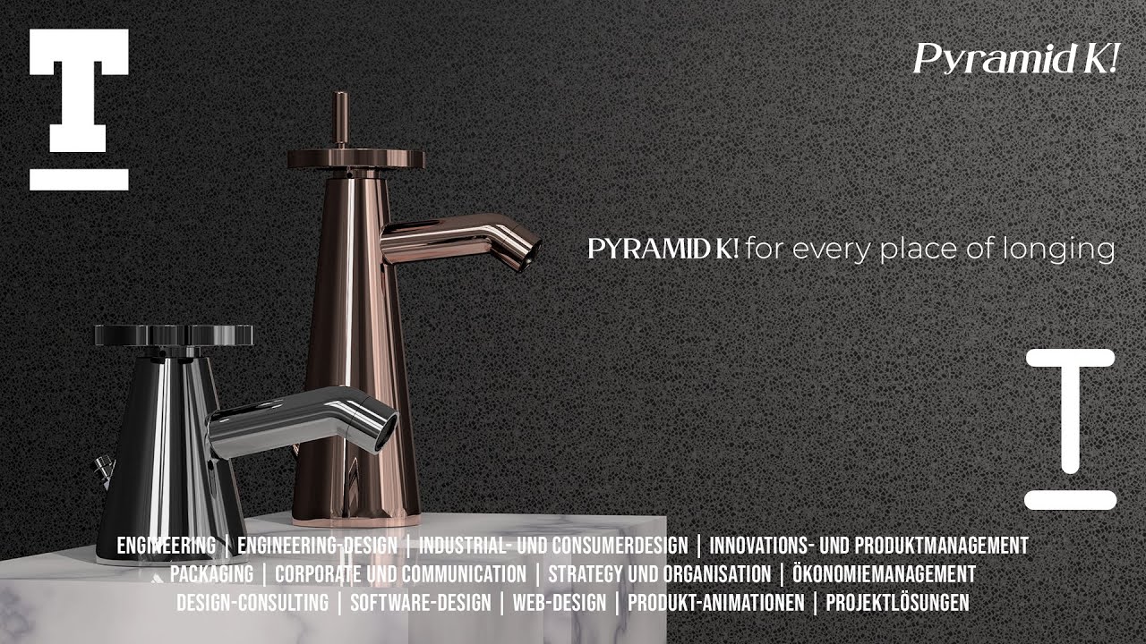 [ENG] Pyramid K! Faucets of unmistakable stature - 3D Animation ...