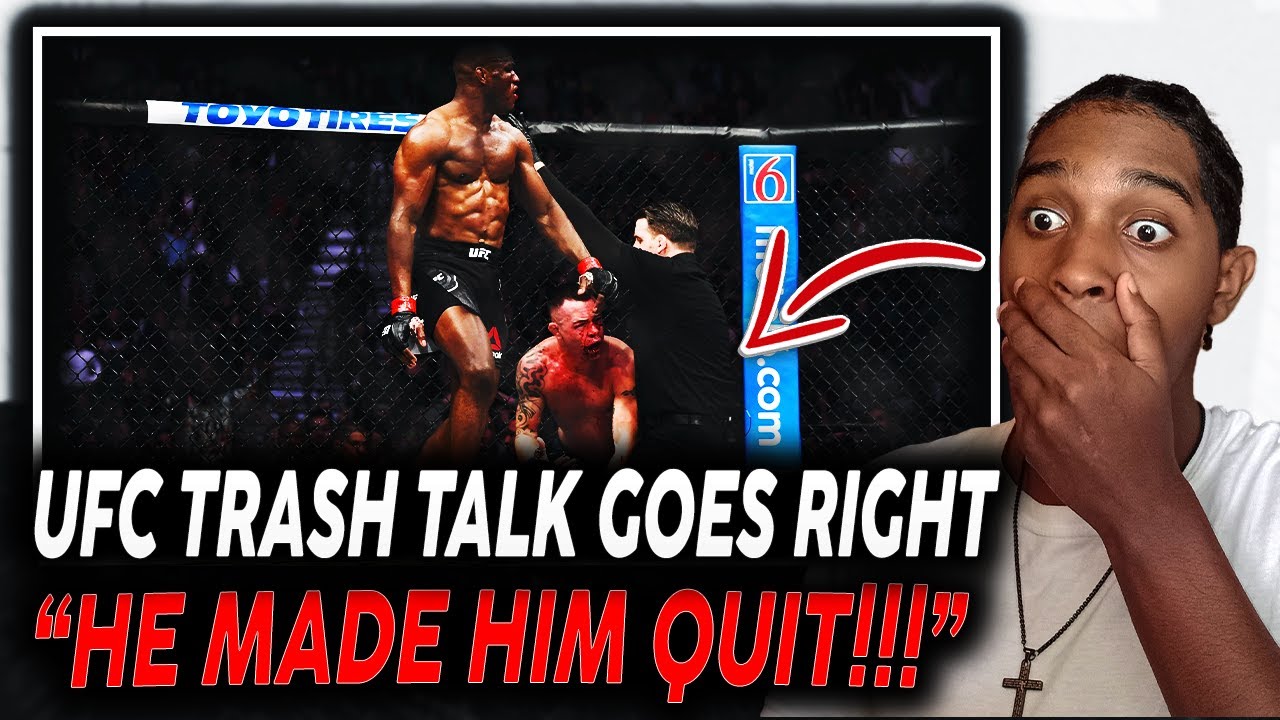 When Ufc Trash Talk Goes Right! - YouTube