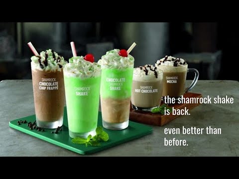 McDonald's Shamrock Shake Commercial 2023 - YouTube