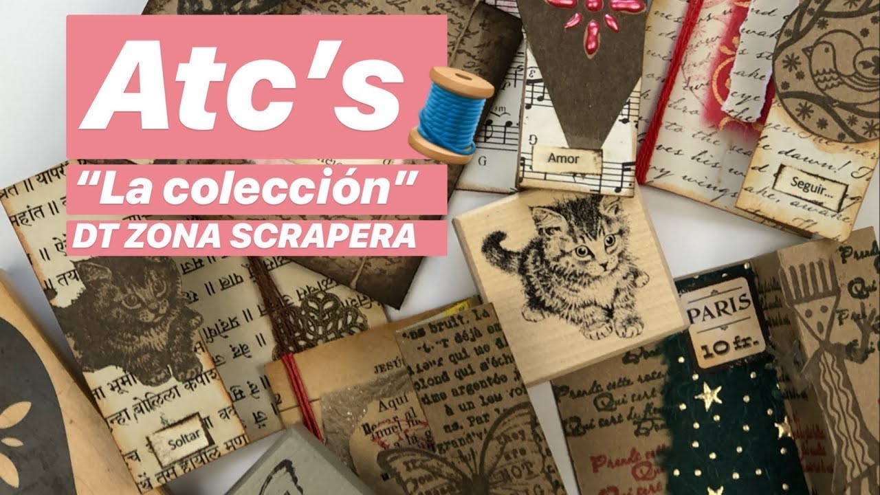 Cómo hacer Scrapbook ATC’s | SCRAPBOOK Artistic Trading Cards "La ...