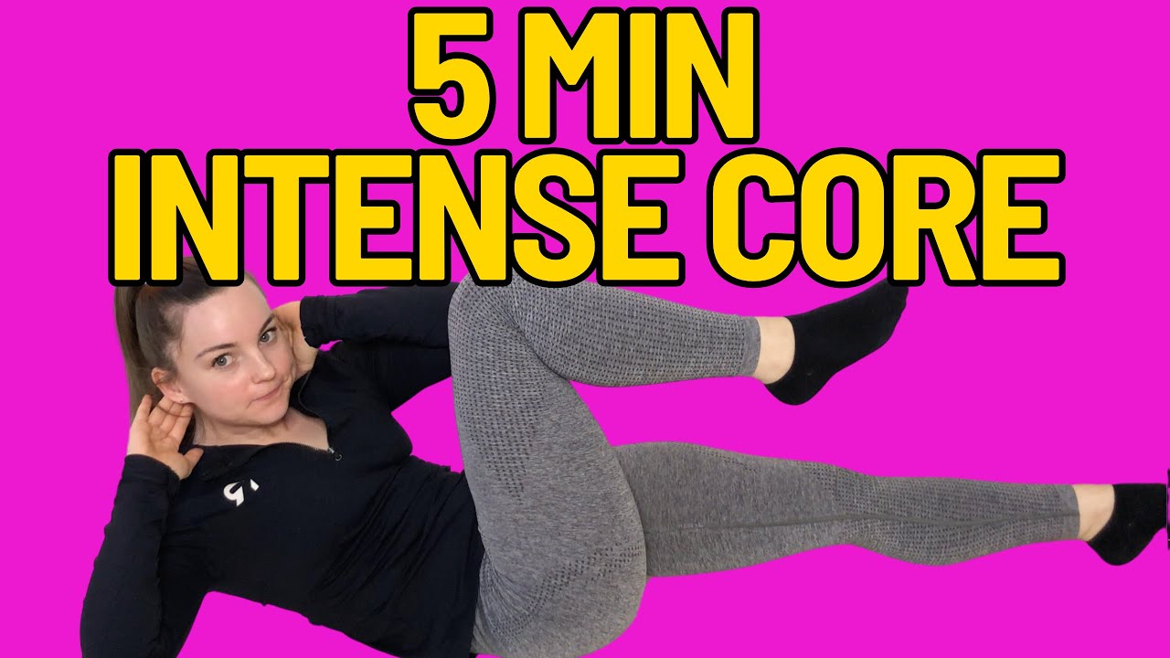 Intense Core Workout at Home- Follow Along - YouTube
