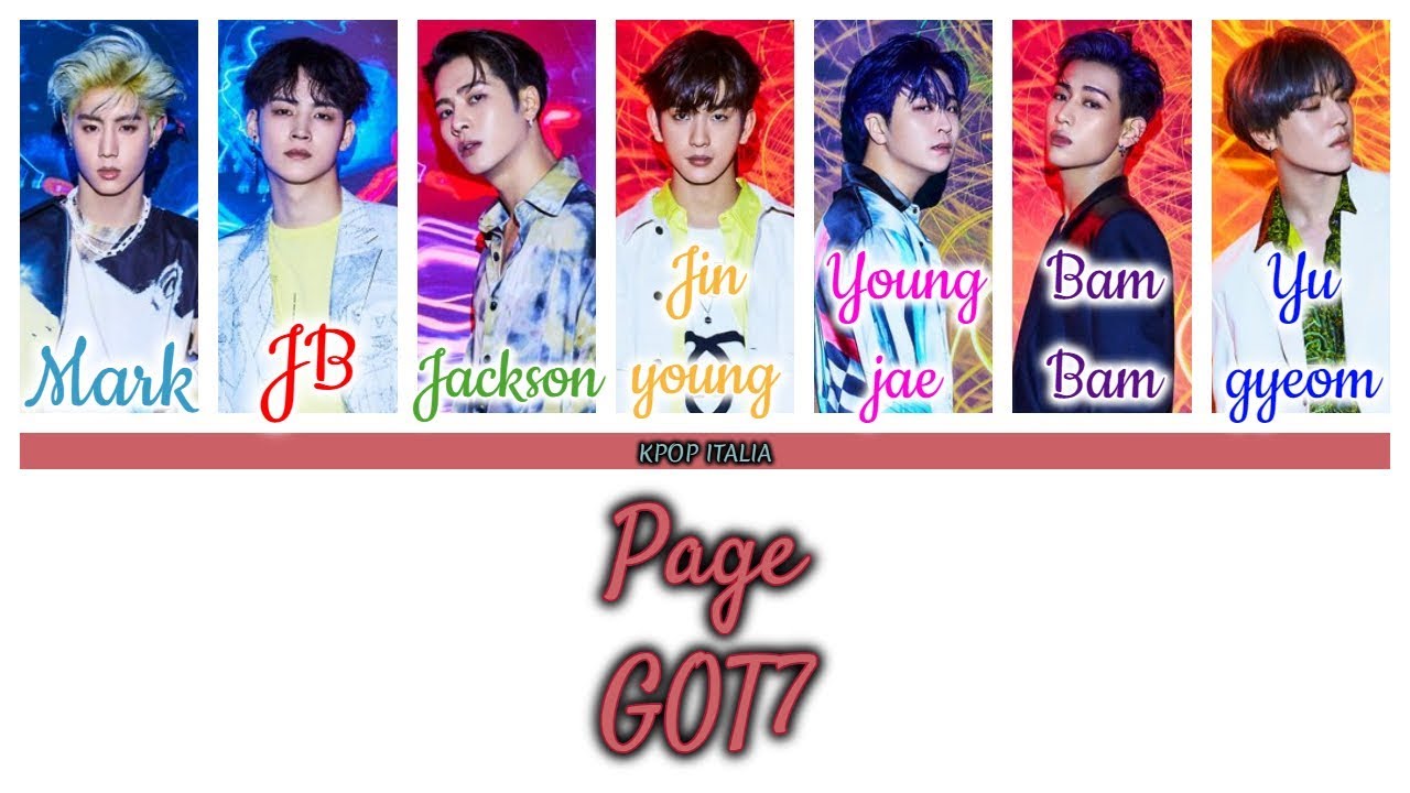 GOT7 - Page [Color Coded/Sub Ita] - YouTube