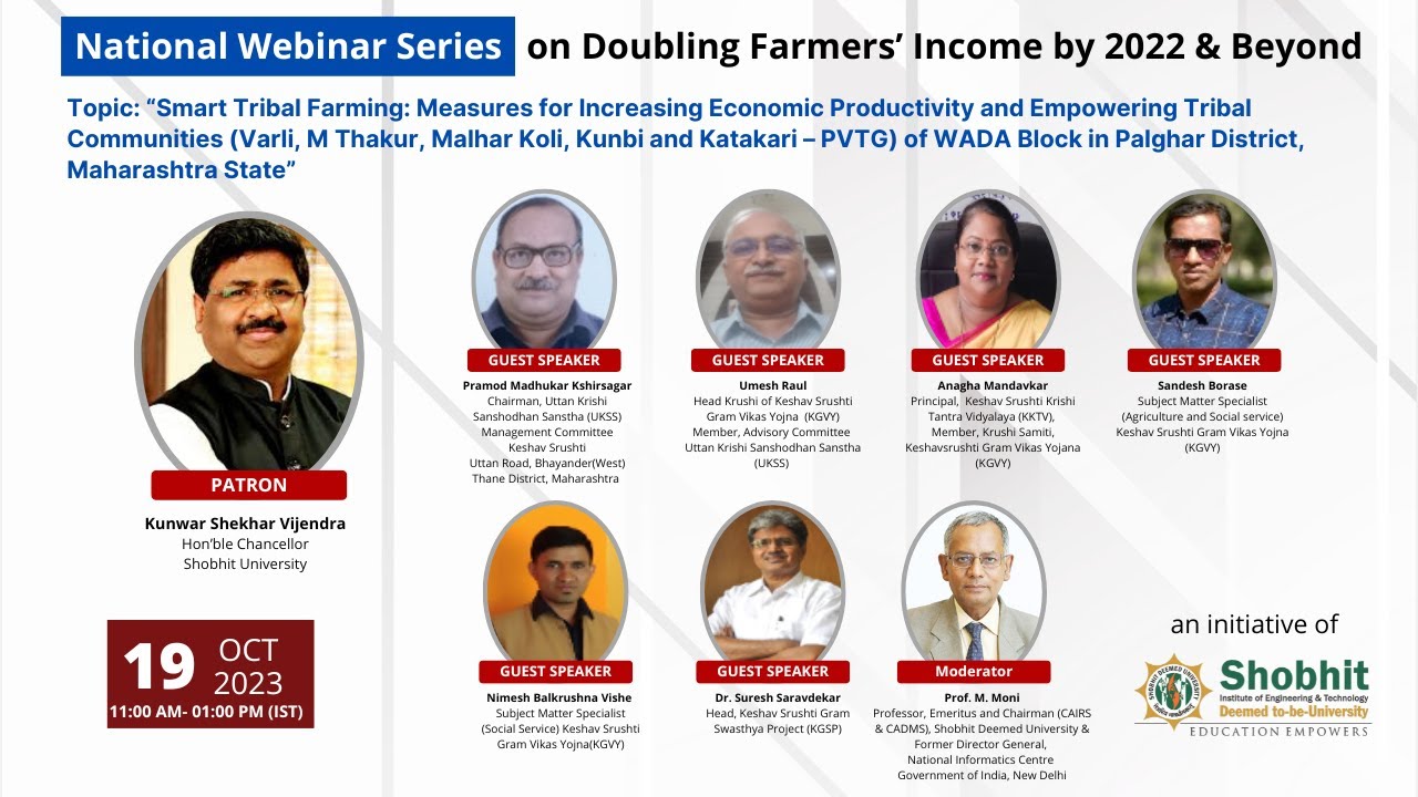 Smart Tribal Farming: Measures for Increasing Economic Productivity and ...