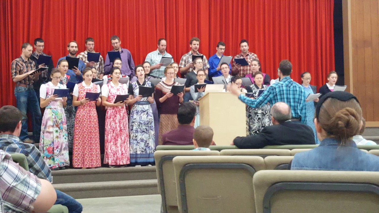 Fort Pitt gospel Choir singing at Mennonite Church in Alberta. - YouTube