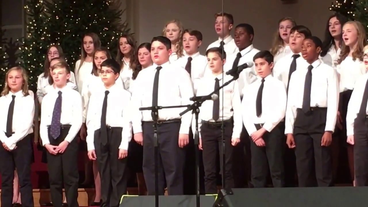 DAYSPRING CHRISTIAN ACADEMY MIDDLE SCHOOL CHOIR "HUSH, MY BABE" - YouTube
