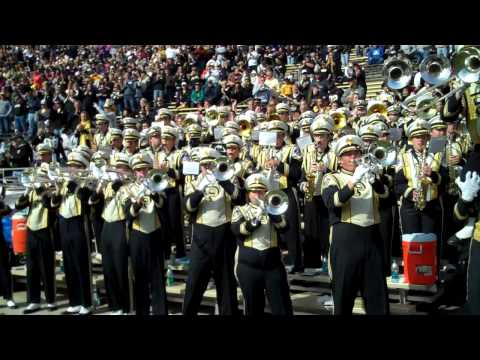 Hail Purdue after Touchdown. Homecoming vs. Illinois 10/22/11, Play ...