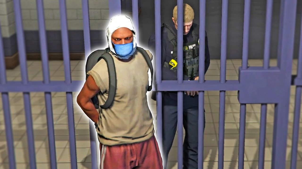 The day i was caught and sent to jail in GTA 5 RP - YouTube