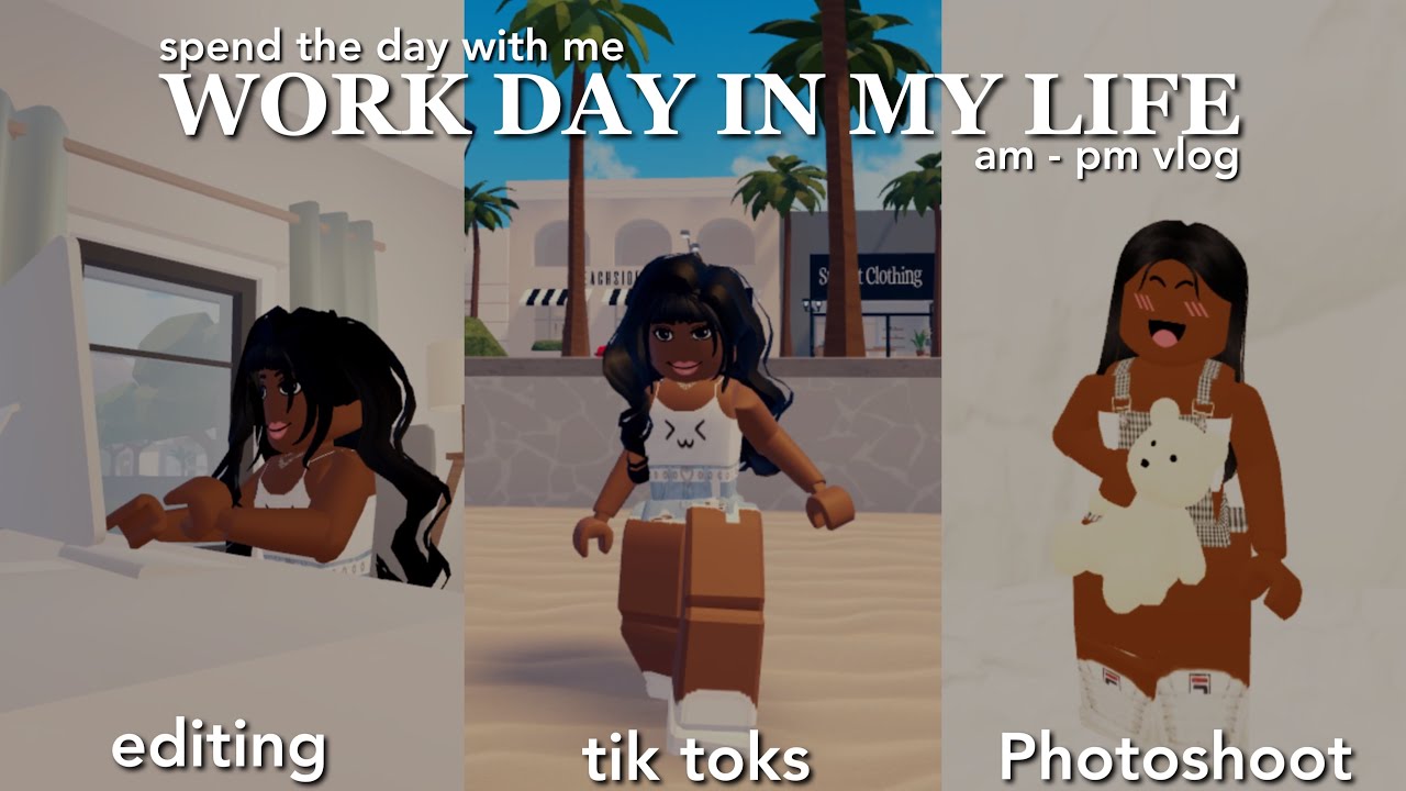 7:00AM productive work day in my life | Roblox Berry Avenue - YouTube