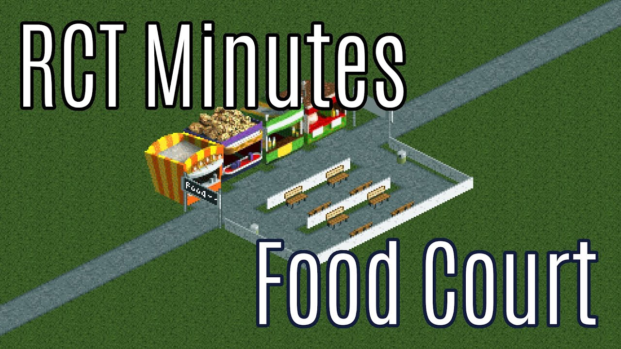 RCT Minutes #17: Food Court | OpenRCT2 - YouTube