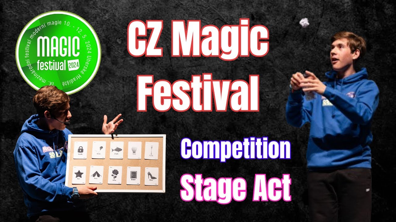 Czech Magic Festival | Alon Zaikin Stage Magic Competition Act - YouTube