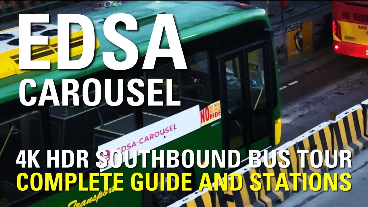 EDSA CAROUSEL BUS NORTHBOUND PITX to Monumento | Complete Bus Tour ...