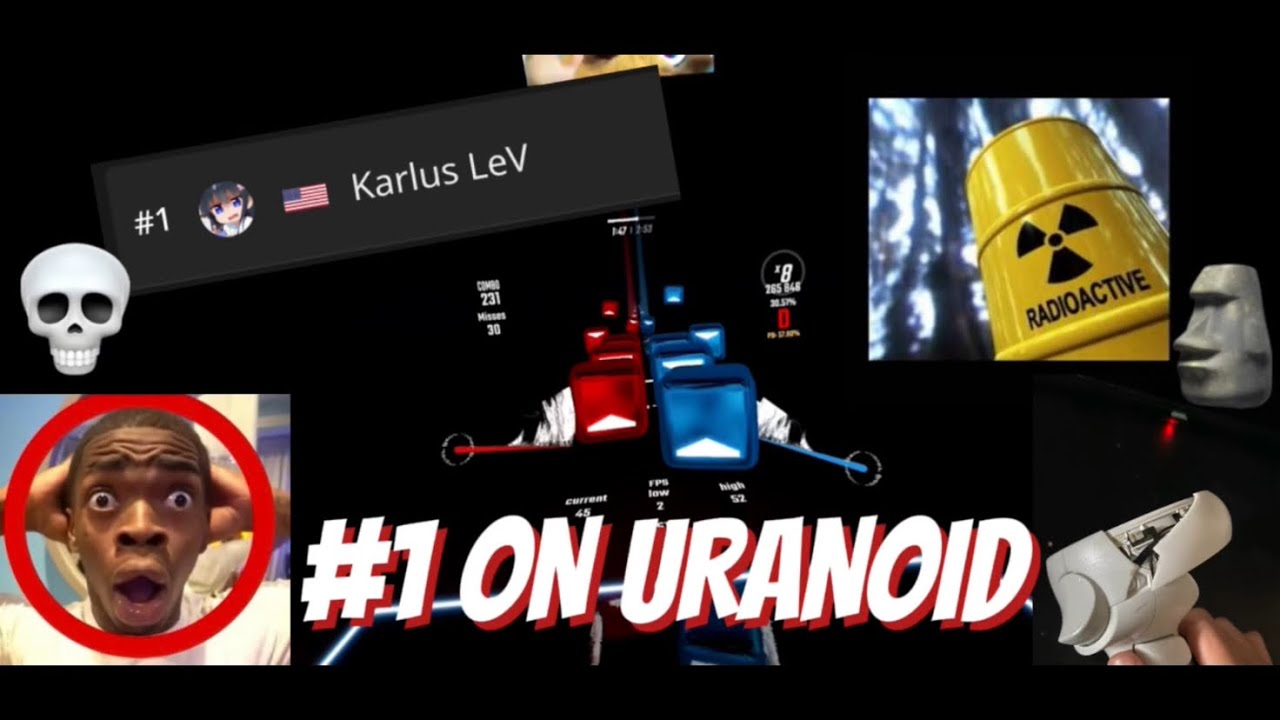 I GOT #1 ON THIS MAP [Uranoid Expert+] (SS 76 misses 28.44% E rank)#1 ...