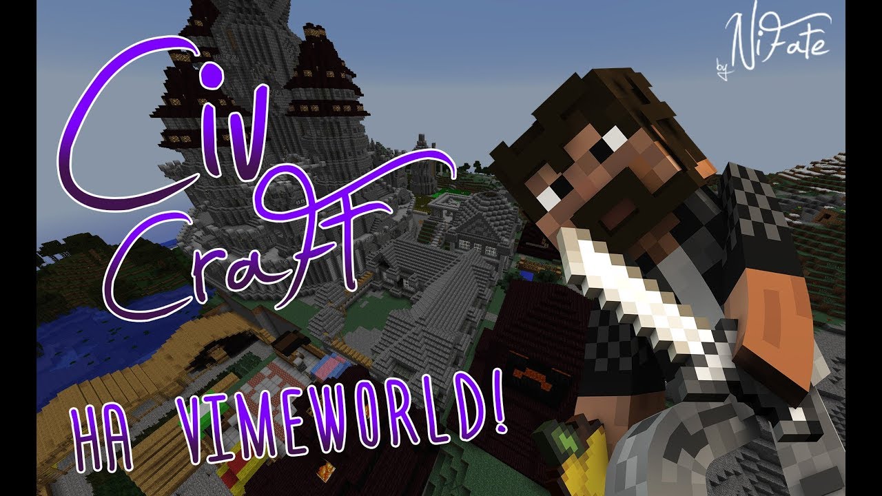 CIVCRAFT | VIMEWORLD | #1 НАЧАЛО, ЛАГЕРЬ И ПЛАНЫ НА БУДУЩЕЕ - YouTube