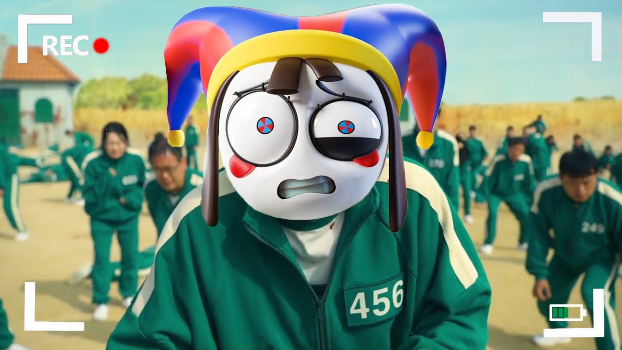 THE AMAZING DIGITAL CIRCUS X SQUID GAME: Pomni in Danger ! - YouTube