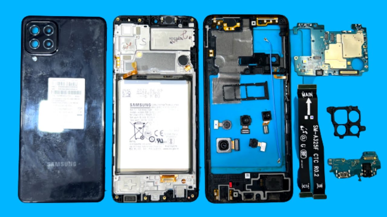 Samsung a225f disassembly / Samsung a22 back panel open / Samsung a22 ...