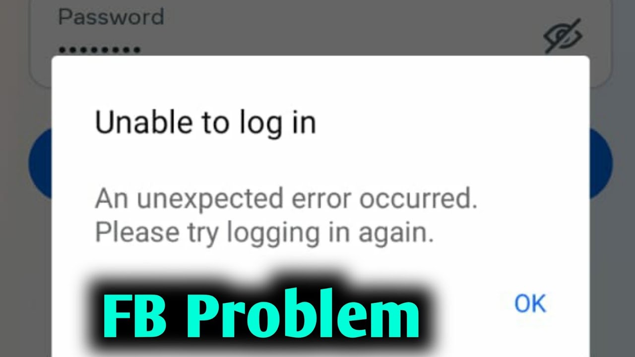 Facebook Unable To Login | Session Expire In Facebook | Insta Login ...