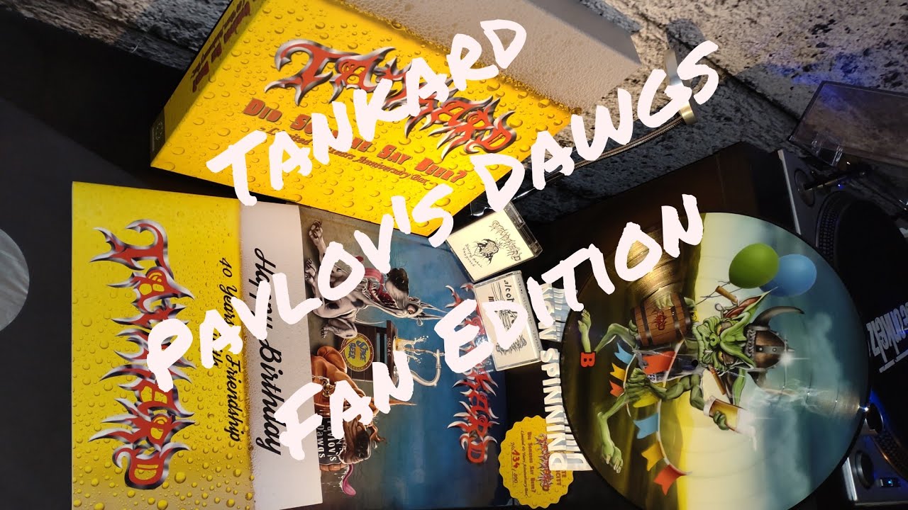 Unboxing Pavlov's Dawgs Tankard Pic Vinyl Box incl. DVD, CD, BOOK etc ...