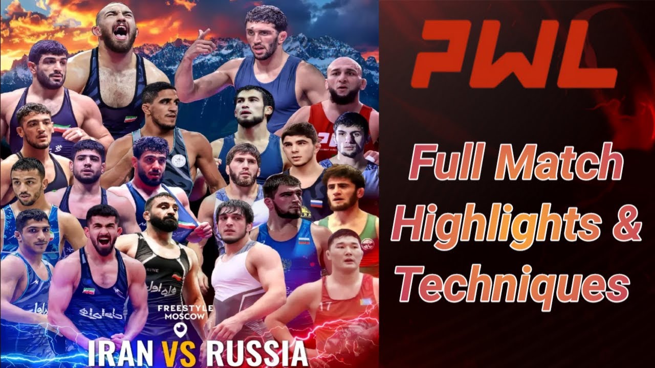 Iran vs Russia PWL7: ULTIMATE Wrestling Face-Off | Epic Highlights in ...