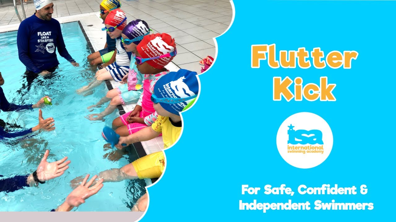 How to teach a child to improve the Flutter kick action - YouTube