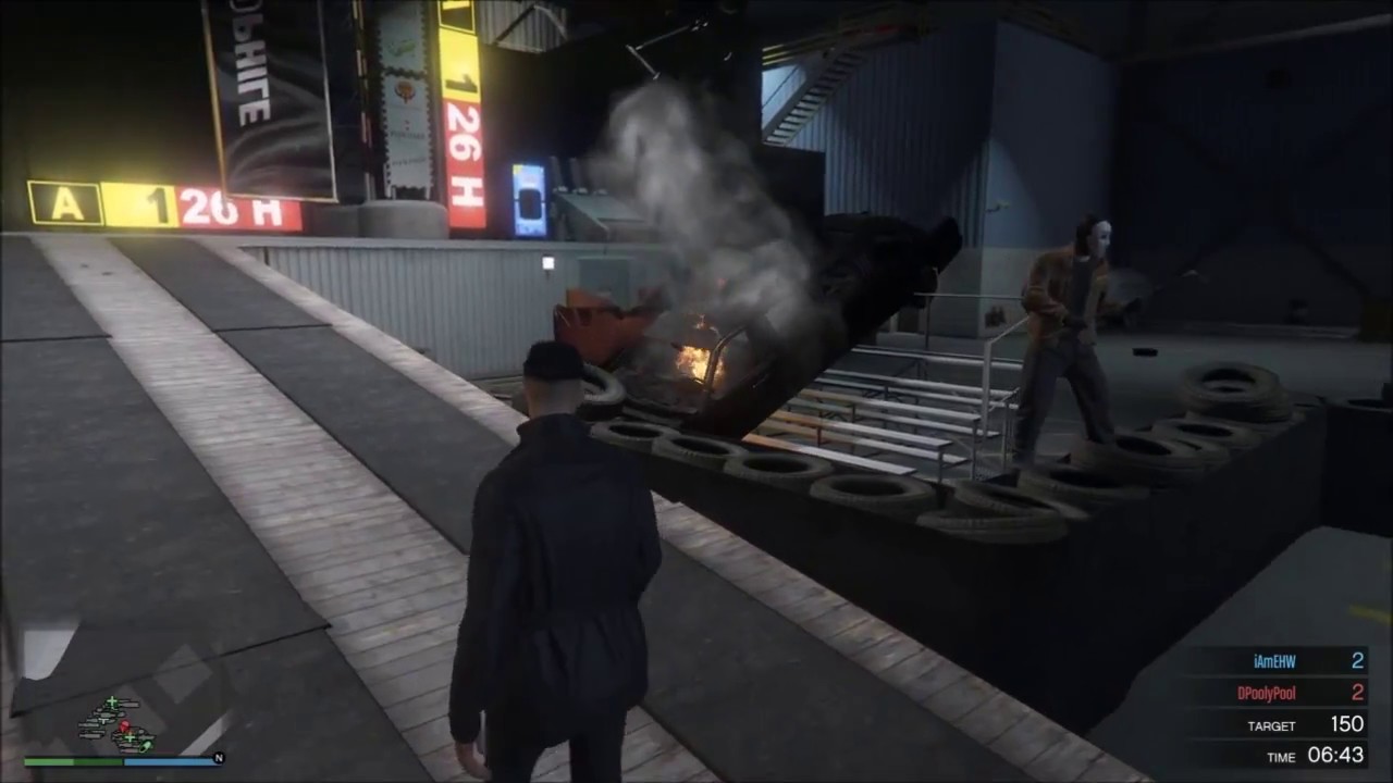 GTA 5 - WWE Limo Explosion [BLOOPER] - YouTube
